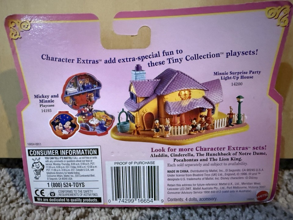 Polly Pocket Disney Mickey and Friends Tiny Collection Character Extras ...