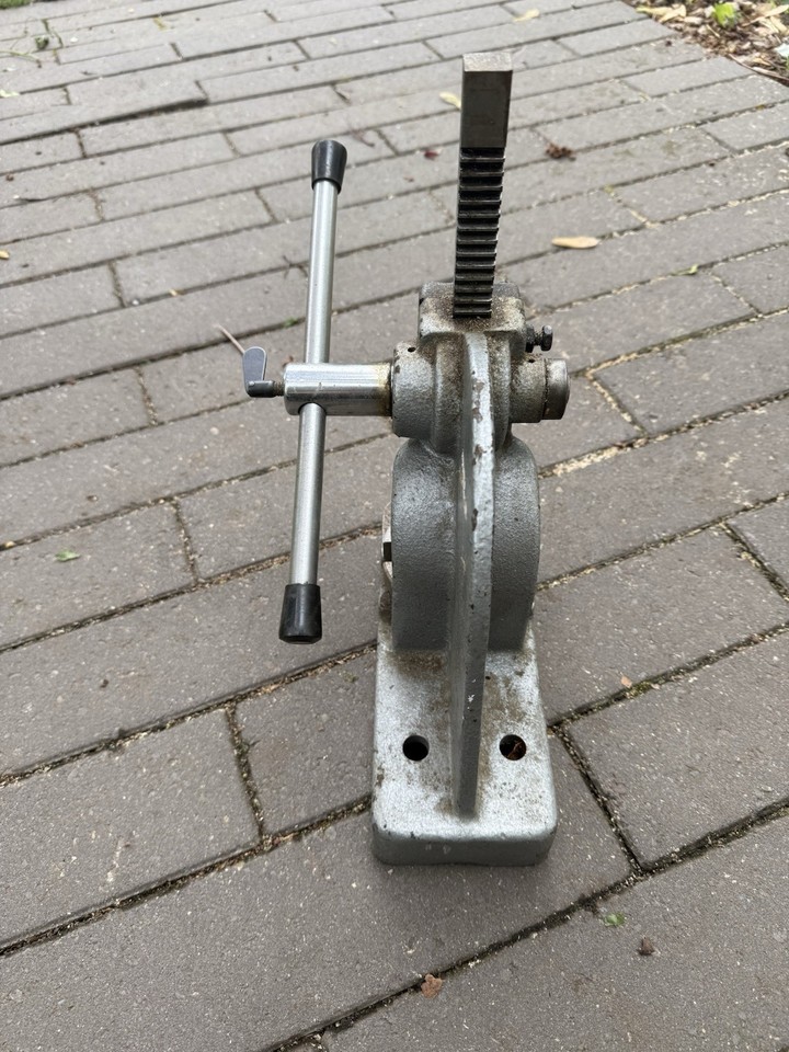 Arbor Press Manual Desktop Press Lever Mountable Bearings Cast Iron | eBay