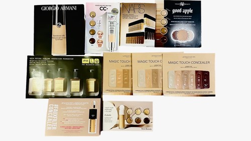 Lot of 10x Make Up Foundation Concealer Sample Cards- Armani/IT ...