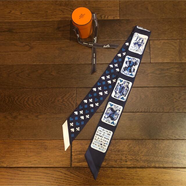 Hermes Twilly Jeu De Cartes playing cards scarf silk … - Gem
