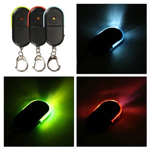 Key Finder Wireless Anti-lost Compact Voice Control LED Smart Locator ...
