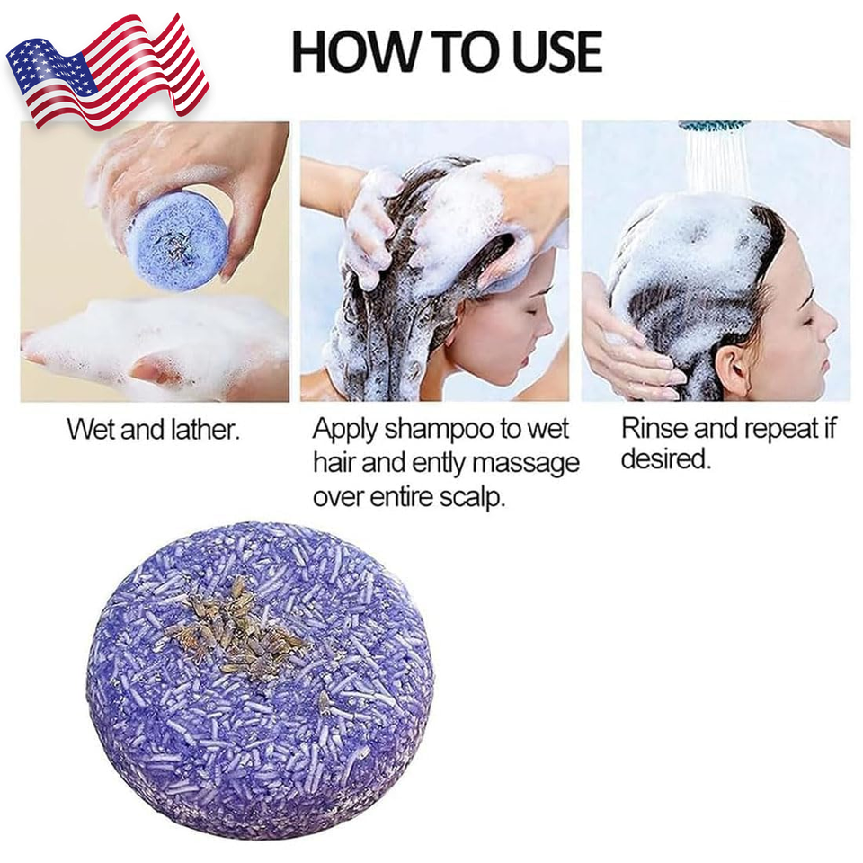 Humby Shampoo Conditioner Bar For Gray Hair All Natural Hair Darkening ...