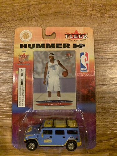 '03-'04 Fleer Carmelo Anthony Hummer H2 Rookie Card Denver Nuggets car ...