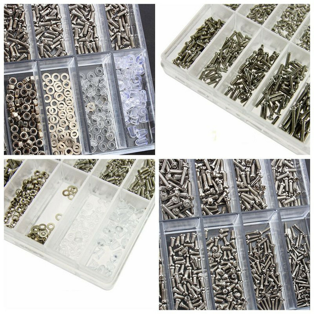 Sun Eye Glasses Spectacles Watches Tiny Screws Nut Bolt Washer Repair ...
