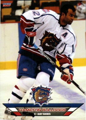 Ajay Baines 2006-07 Hamilton Bulldogs | eBay