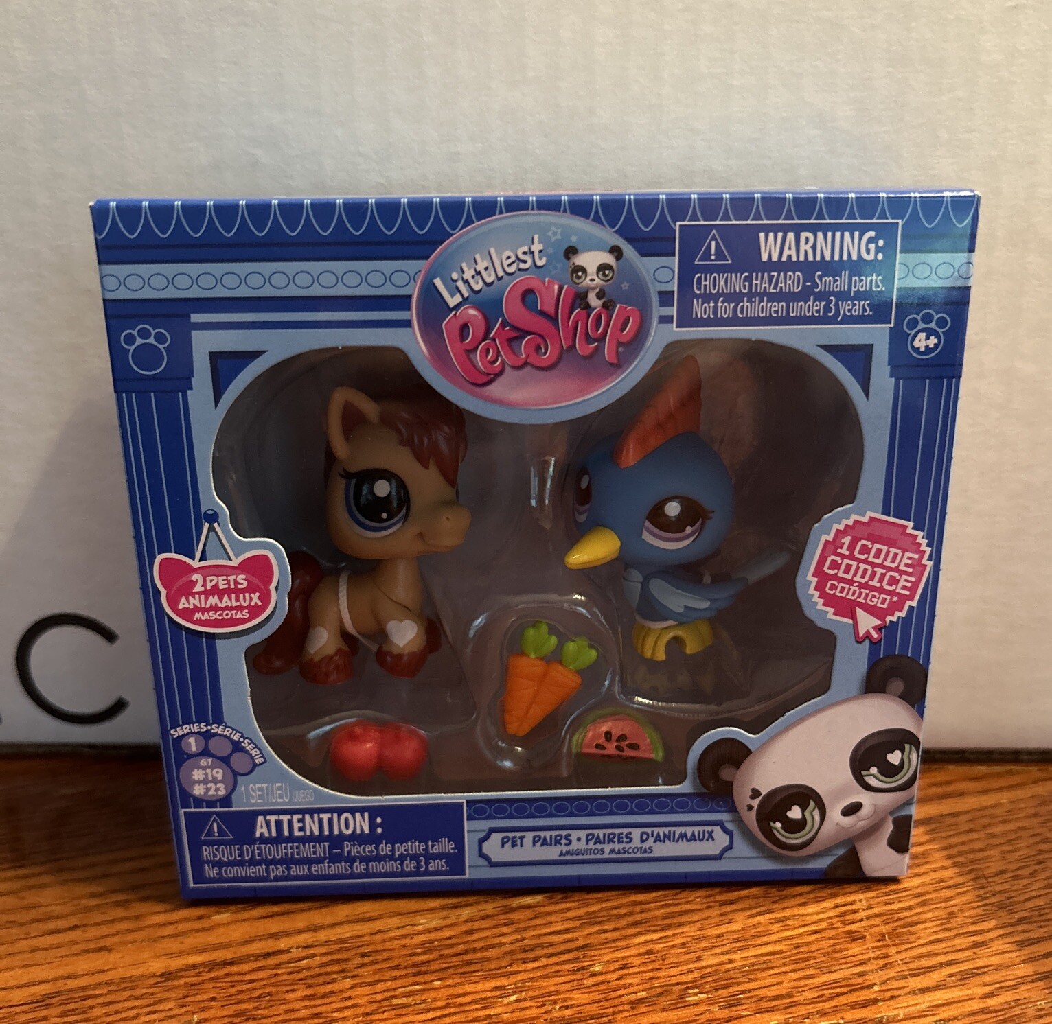 Littlest Pet Shop Gen 7 Pet Pairs #19 23 Tan Horse Woodpecker Farm ...