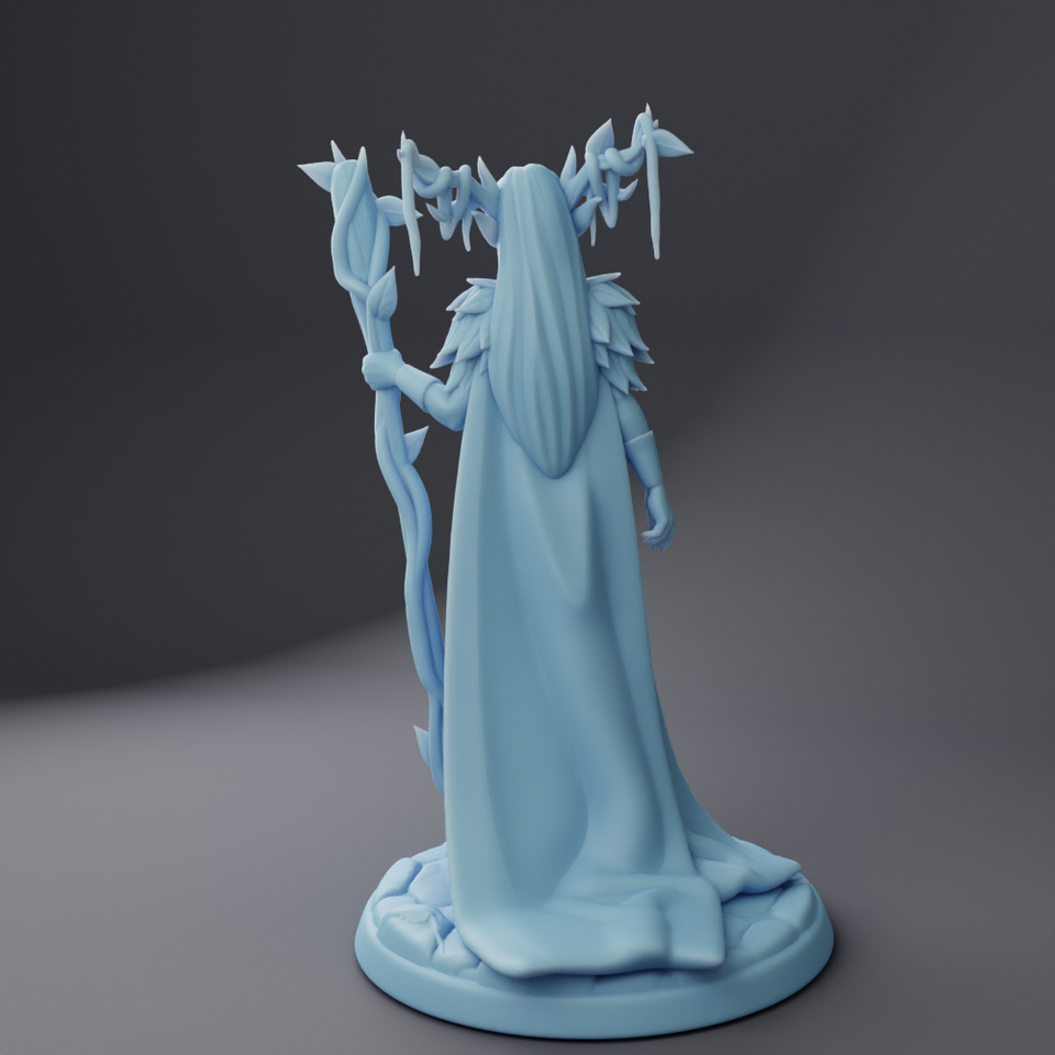 Elf Queen Fantasy Miniature DnD Tabletop RPGs Pathfinder Twin Goddess ...