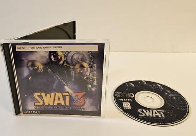 SWAT 3: Close Quarters Battle PC CD-Rom 1999 Windows Tactical FPS ...