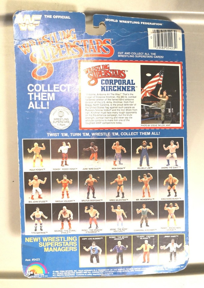 wwf ljn wrestling superstars corporal kirchner wrestling figure. | eBay