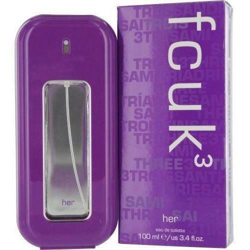 FCUK 3 HER by French Connection Perfume 3.3 / 3.4 oz For Women New in ...
