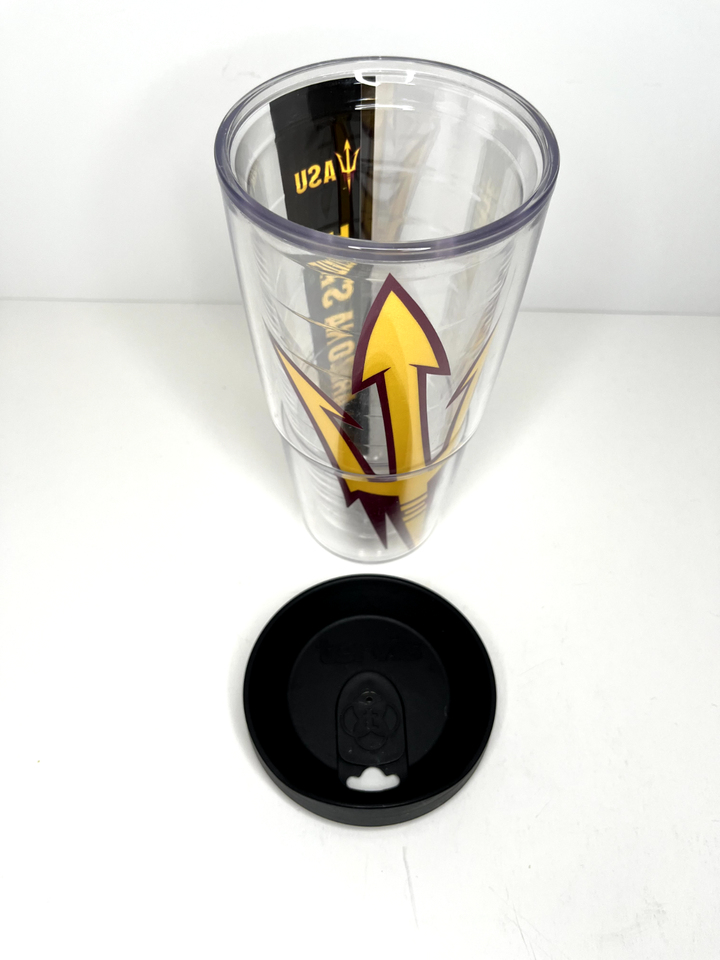 Tervis 24 oz Tumbler, ASU, Arizona State Univ Sun Devils, Forks up ...