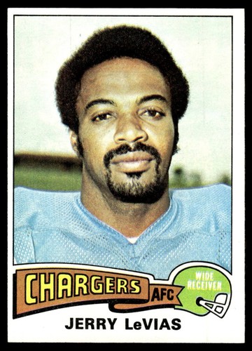 1975 Topps Football Jerry Levias San Diego Chargers #181 Card NM | eBay
