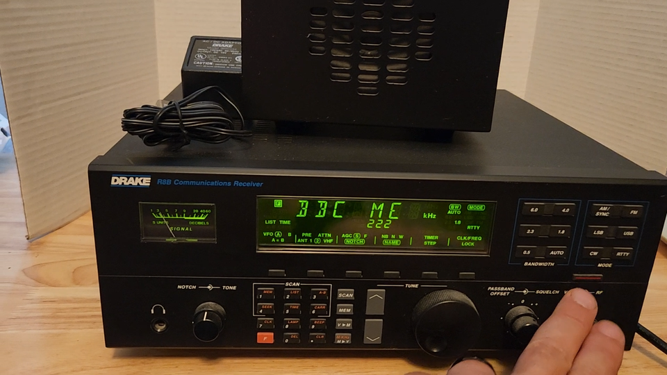 Drake R8B AM SW Ham Radio Shortwave Receiver & MS8 Speaker Used Read | eBay