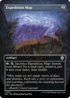 Expedition Map - LCC #112 | NORMAL | NM | MTG | BORDERLESS | FULL ART ...