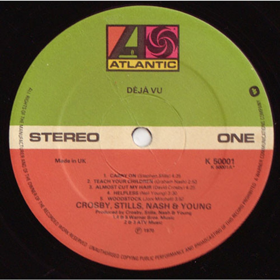 Crosby, Stills, Nash & Young - Déjà Vu (Vinyl LP - UK - Reissue) | eBay