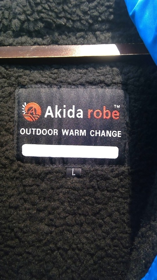 BNWT Blue Akida Out Door Warm Change Robe Size L CG F04 | eBay UK