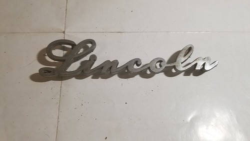 Original 1949 Lincoln Script Emblem X0-576 Qty 1 | eBay