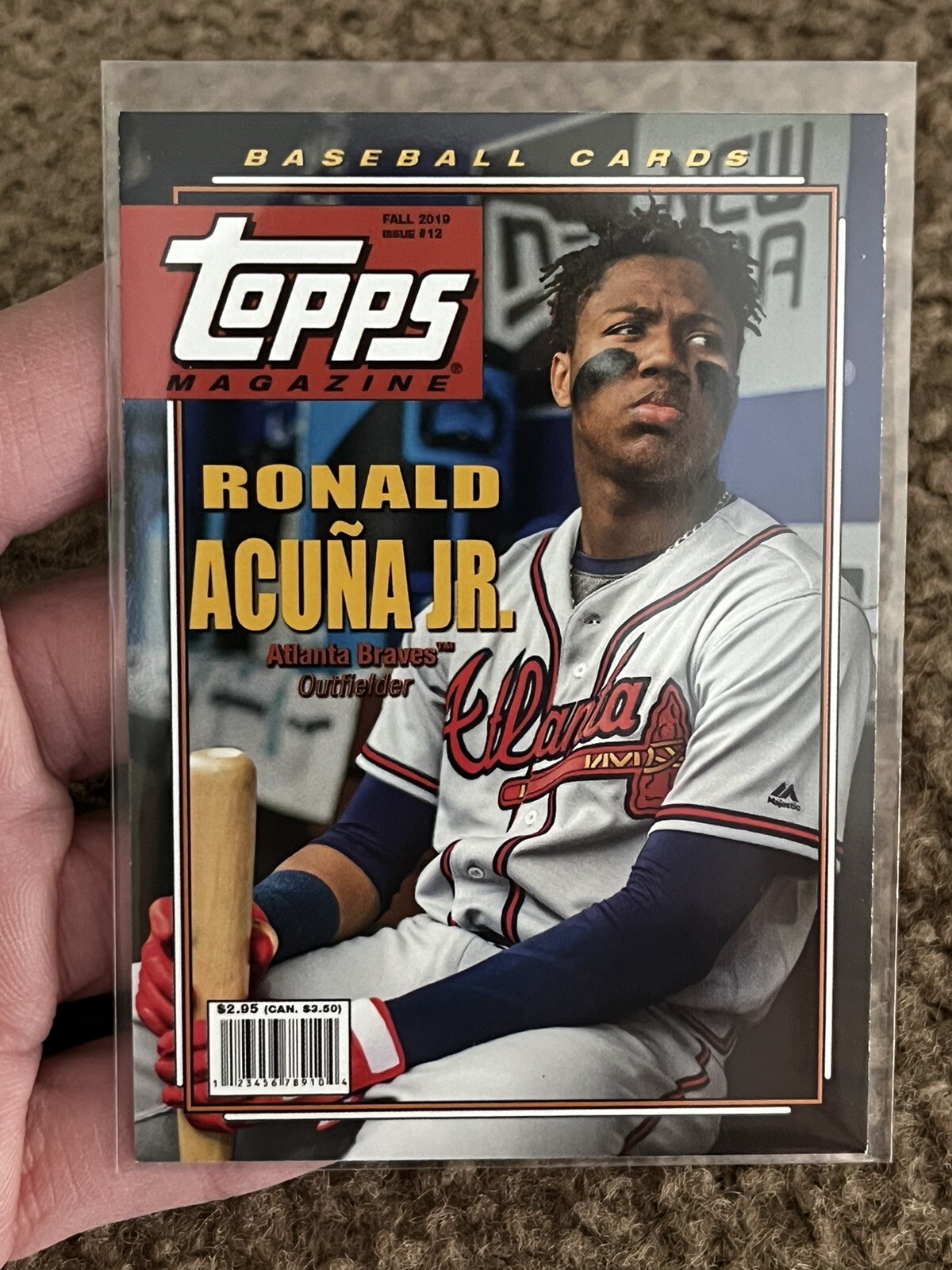 RONALD ACUNA JR 2019 Topps Archives Topps Magazine #TM6 Atlanta Braves ...