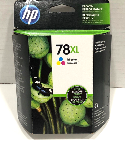 NIB HP 78XL Tri-Color Printer Ink Cartridge 2015 Cyan Magenta Yellow ...