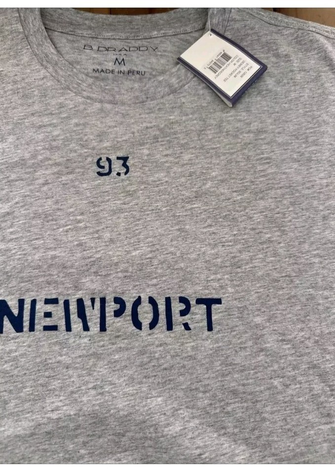 B Draddy Newport Country Club Tee Size Shitt Mens Medium M Top 100 | eBay