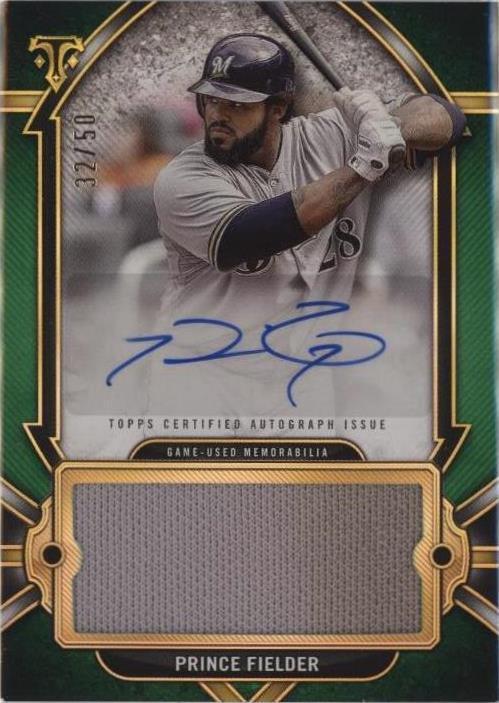 2024 Topps Triple Threads - Autograph Single Jumbo Relics Prince ...