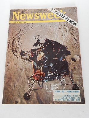 Newsweek Magazine ~ June 2, 1969 ~ 9.4 Miles to the Moon | eBay