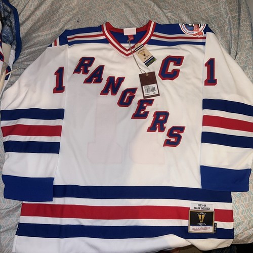 NWT Mitchell Ness 1994 New York Rangers Mark Messier 11 Jersey Sz 2xL ...