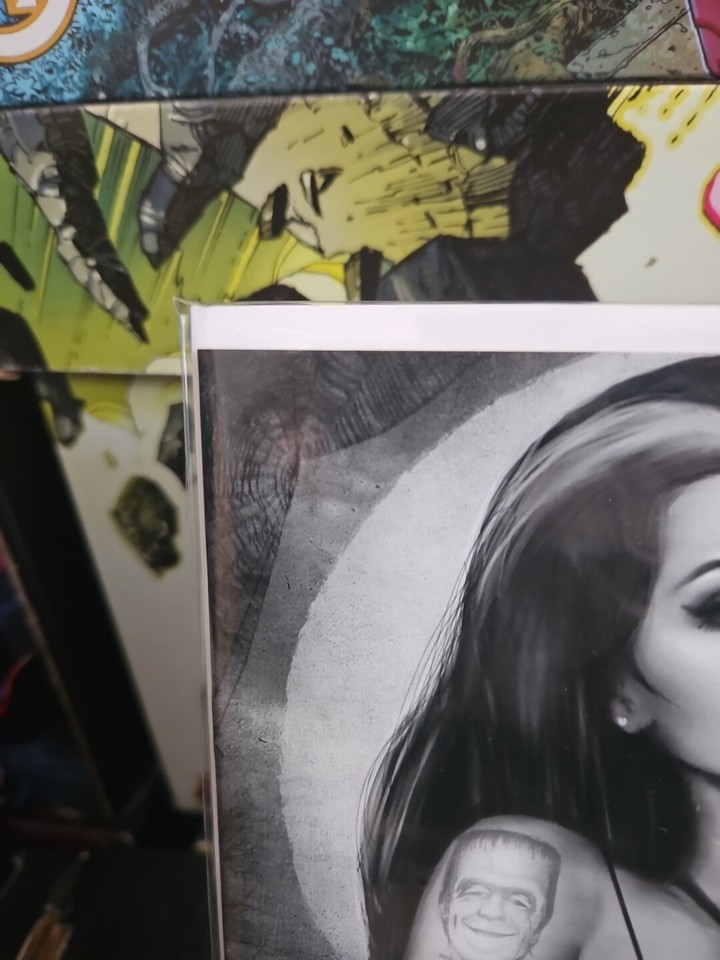 Zirty Girlz #2 Lily Munster Tats Virgin Variant signed by Nathan Szerdy ...