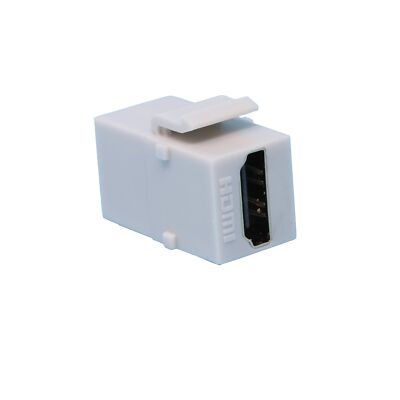 HD 2.0 Keystone Jack Coupler Gray Female/Female | eBay