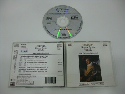 COUPERIN CD PIÈCES DE CLAVECIN LIVRES 3 & 4 (ALAN CUCKSTON, CLAVECIN ...