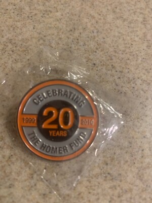 Home Depot 2019 20th Anniversary Homer Fund Pin Sealed | eBay