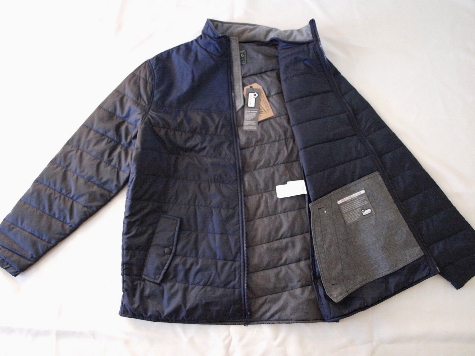 Woolrich Men's $175 Wool Loft Insulated Jacket Navy size L New | eBay