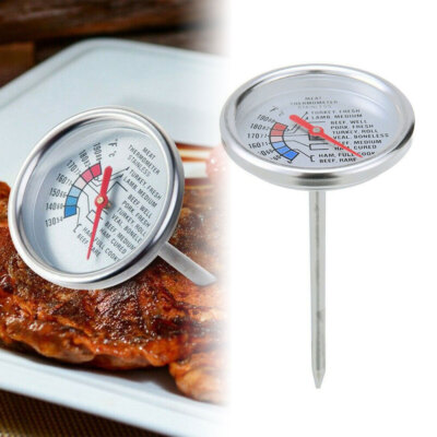 Kitchen Food Meat Thermometer Stainless Cooking BBQ Steak Temperature ...