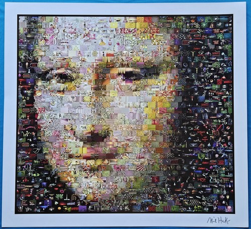 Neil Farkas "Mona Lisa Mosaic" Seriolithograph Print Signed in Plate ...