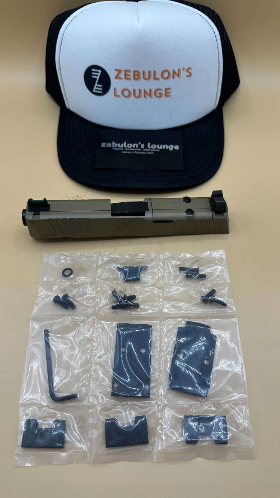 OEM FN 509 FN509 MRD Optic Ready Complete Slide Assembly 9mm 4" Barrel ...