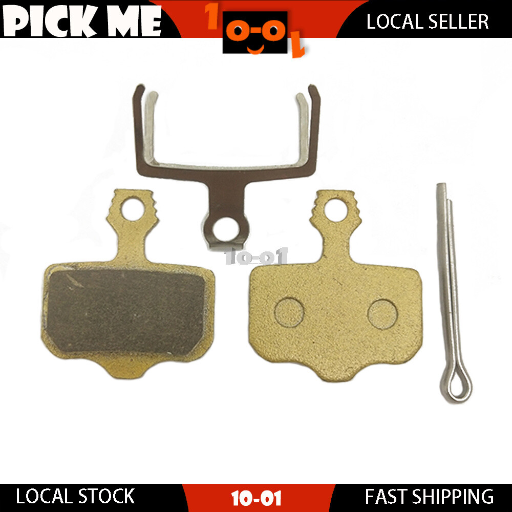 4 Pairs Full Metal Bicycle Disc Brake Pads For AVID Elixir 3 Elixir 5 ...