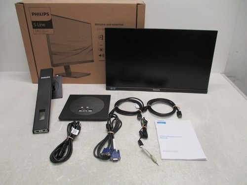 Philips S Line 24" LCD Monitor 1920 x 1080 Full HD 242S1 New Open Box ...