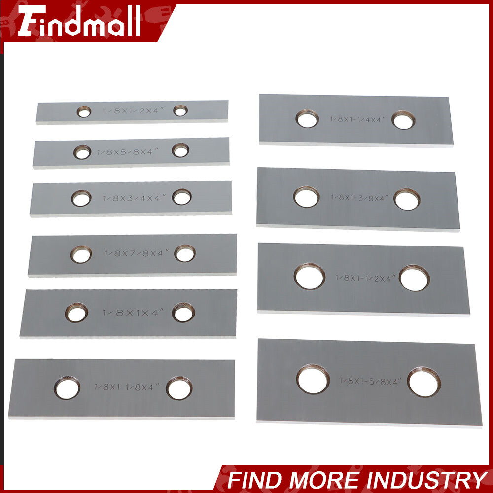 Findmall 1/8 × 4" 10 Pair Precision Parallel Set 0. 001" Hardened Steel ...