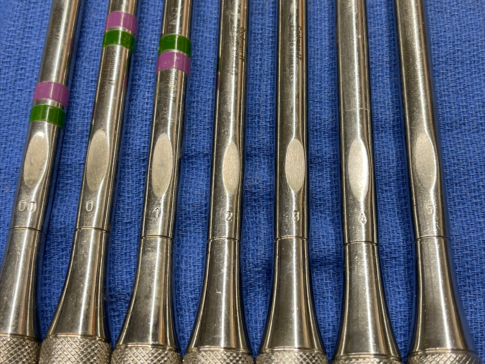 Lot Of 7 Codman Orthopedic Currette 23-1082 through 23-1088 | eBay