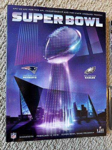 Super Bowl LII 52 Program, Trading Pin, and Keychain | eBay