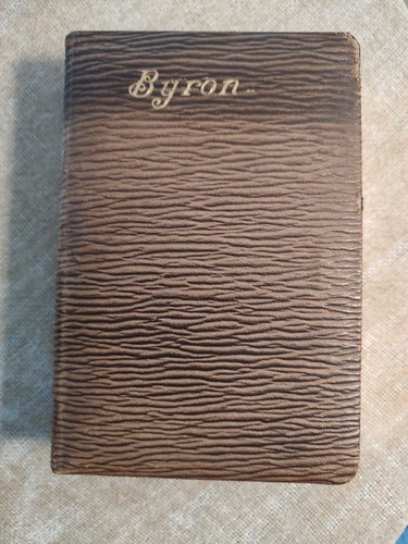Rare Lord Byron Book The Poetical Works Of Lord Byron Hard Cover, C ...