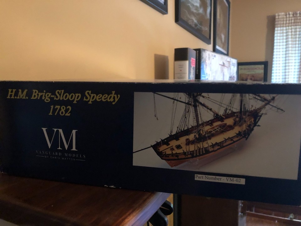 H. M. Brig-Sloop "Speedy" by Vanguard Models, Wooden Model Ship Kit | eBay