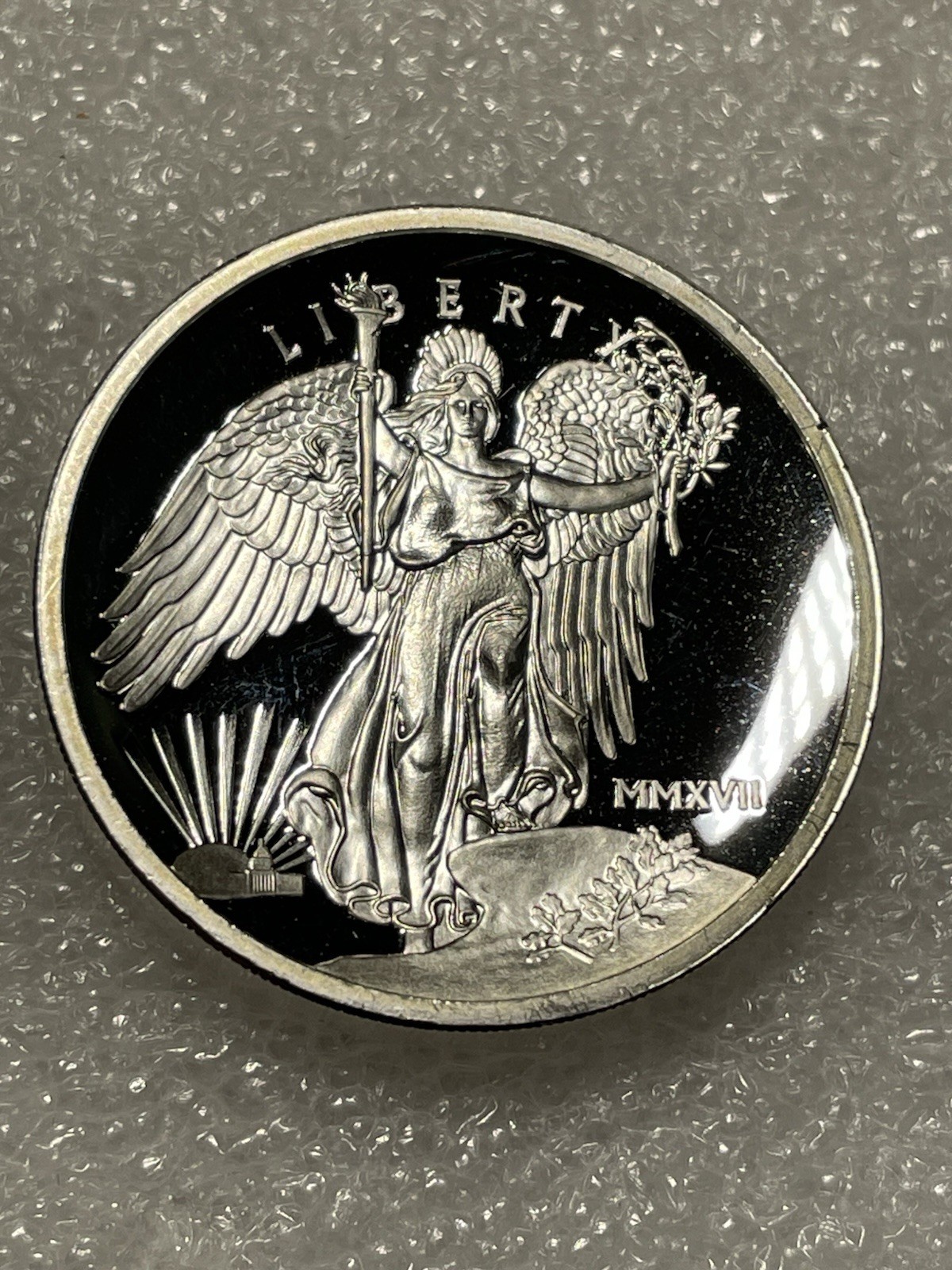 2017 SAINT-GAUDENS WINGED LIBERTY ULTRA-HIGH RELIEF PROOF- 1 Oz .999 ...