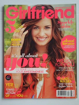 GIRLFRIEND MAGAZINE - September 2012 - Demi Lovato | eBay Australia