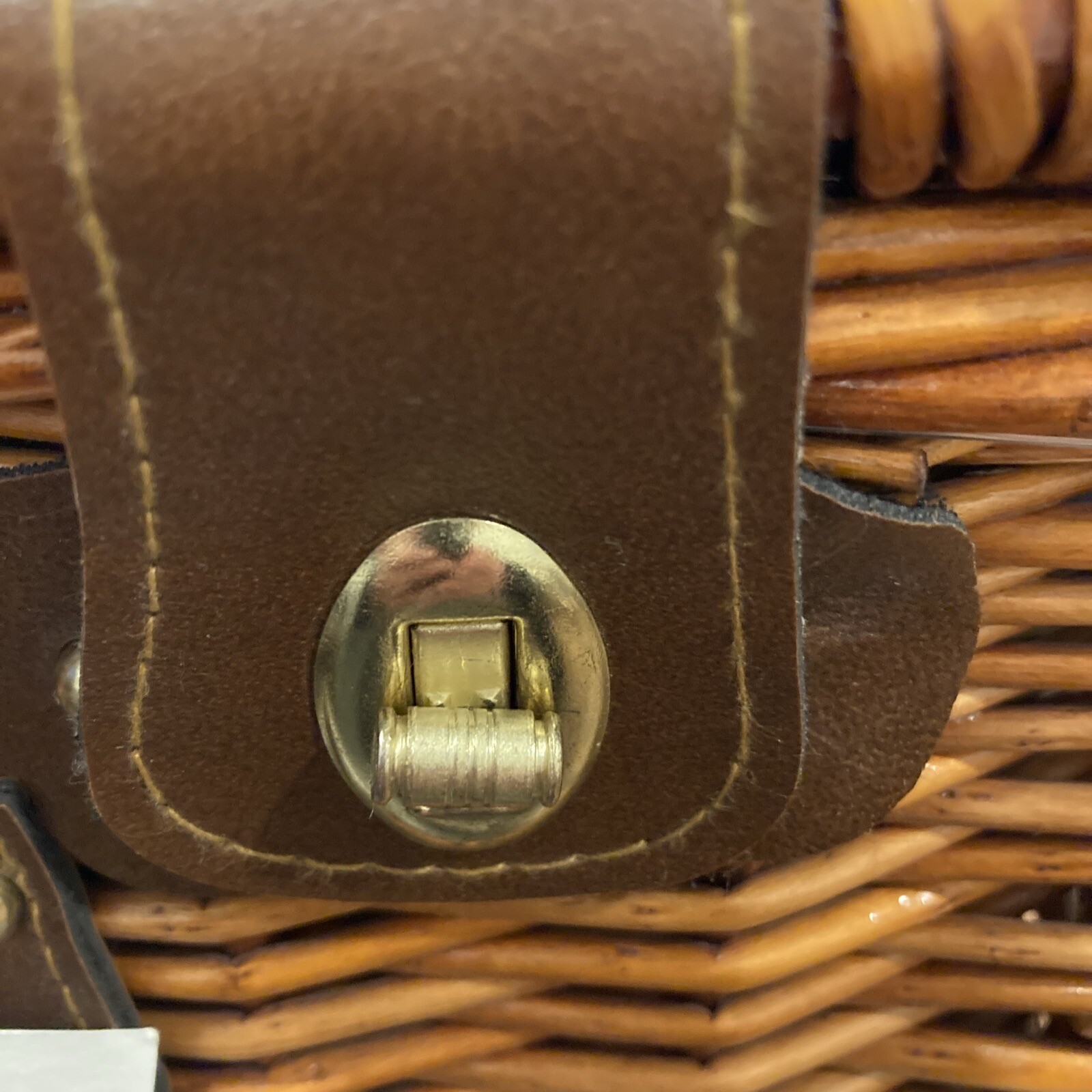 Pier 1 Wicker Picnic Basket | eBay