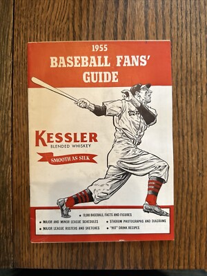 VINTAGE 1955 BASEBALL FANS GUIDE BOOKLET | eBay