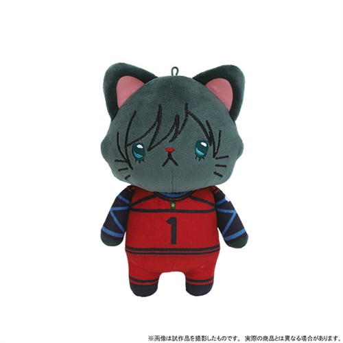 BLUE LOCK Rin Itoshi Cosplay Cat Stuffed Toy Doll Plush Pendant Puppet ...