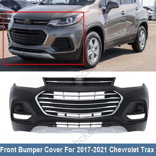 Front Bumper Cover Upper & Lower Grille Assembly For 2017-2020 ...