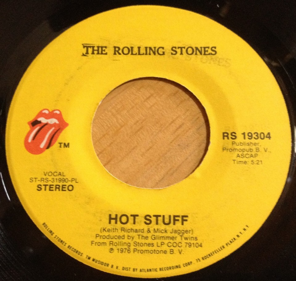 Rolling Stones 45 Fool To Cry / Hot Stuff | eBay