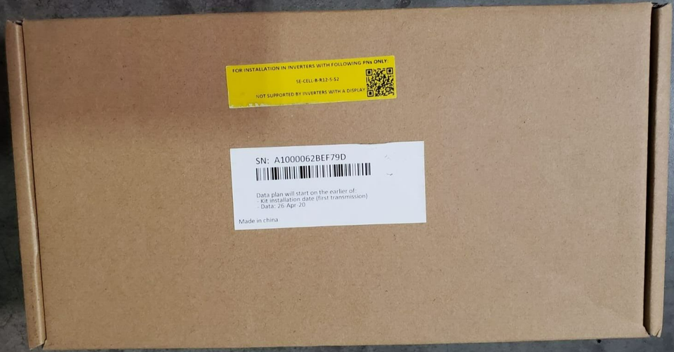 NEW SOLAREDGE Cellular GSM Internet Connect Kit SE-GSM-R12-US-S2 w Pre ...